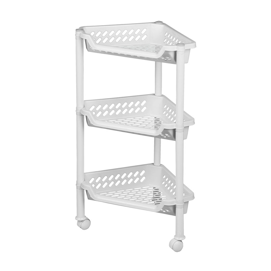 Triangular Trolley w/ 3 Baskets - Nordic Houseware Group