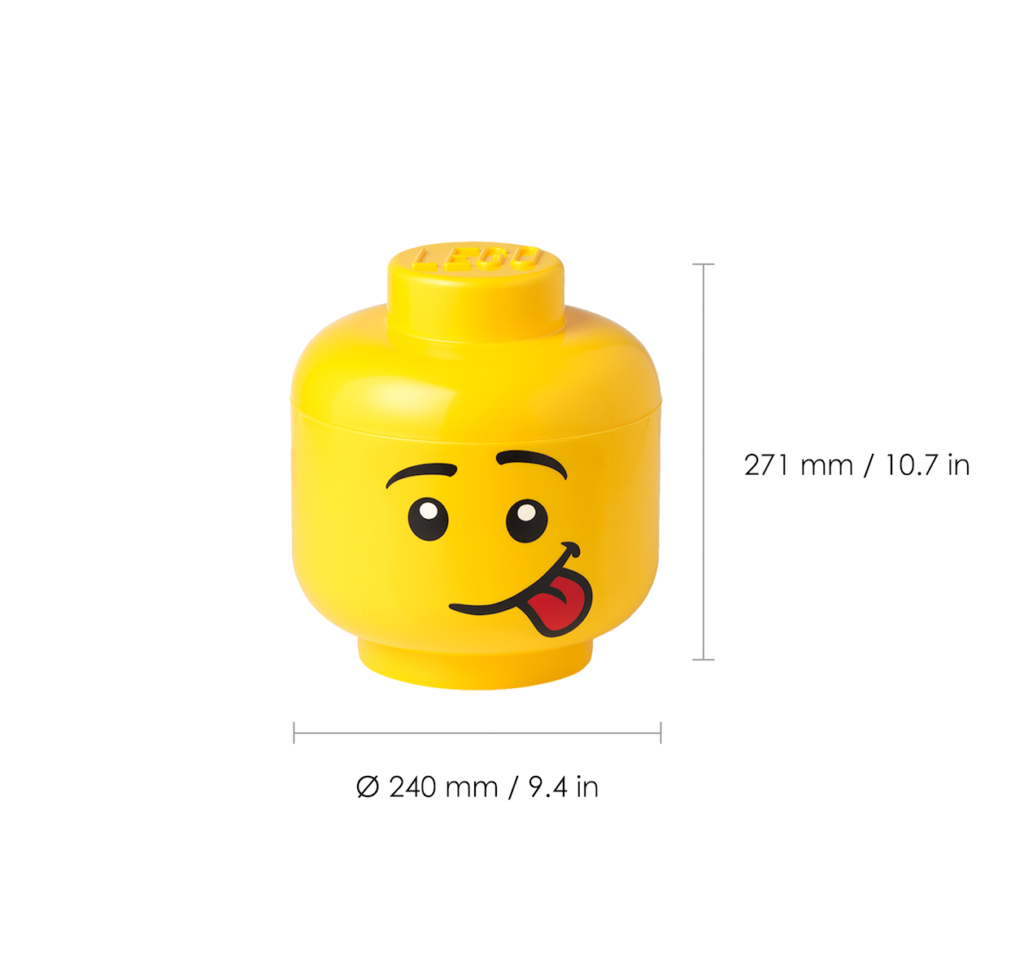 LEGO® Storage Head Collection Silly - Nordic Houseware Group