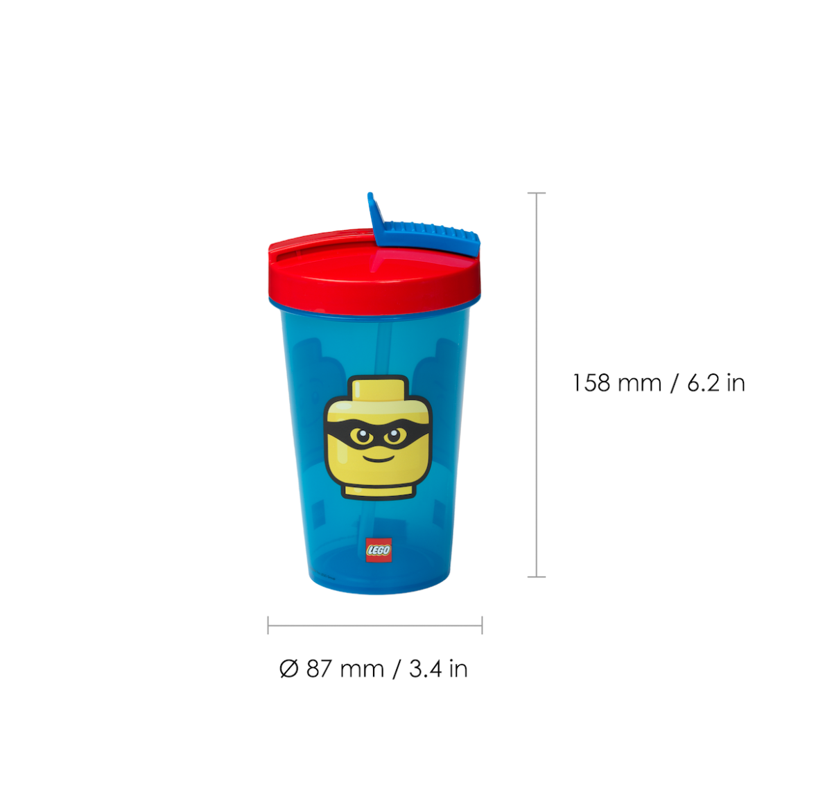 LEGO® Tumbler With Straw Iconic - Nordic Houseware Group
