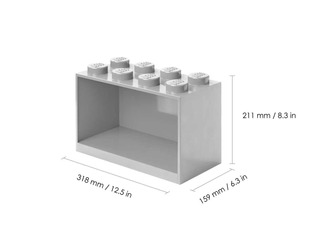 LEGO® Brick Shelf Set - Nordic Houseware Group