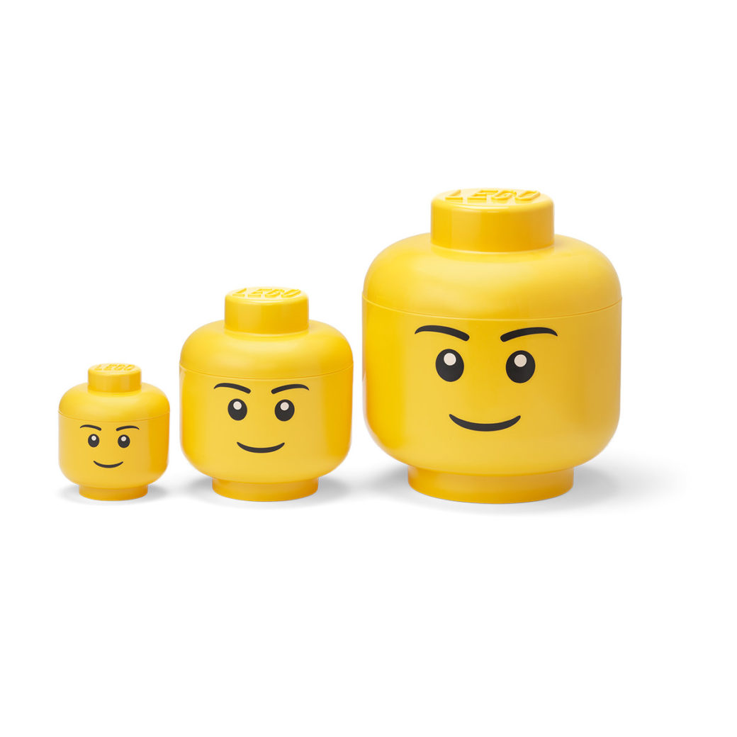 LEGO® Storage Head Collection Boy - Nordic Houseware Group