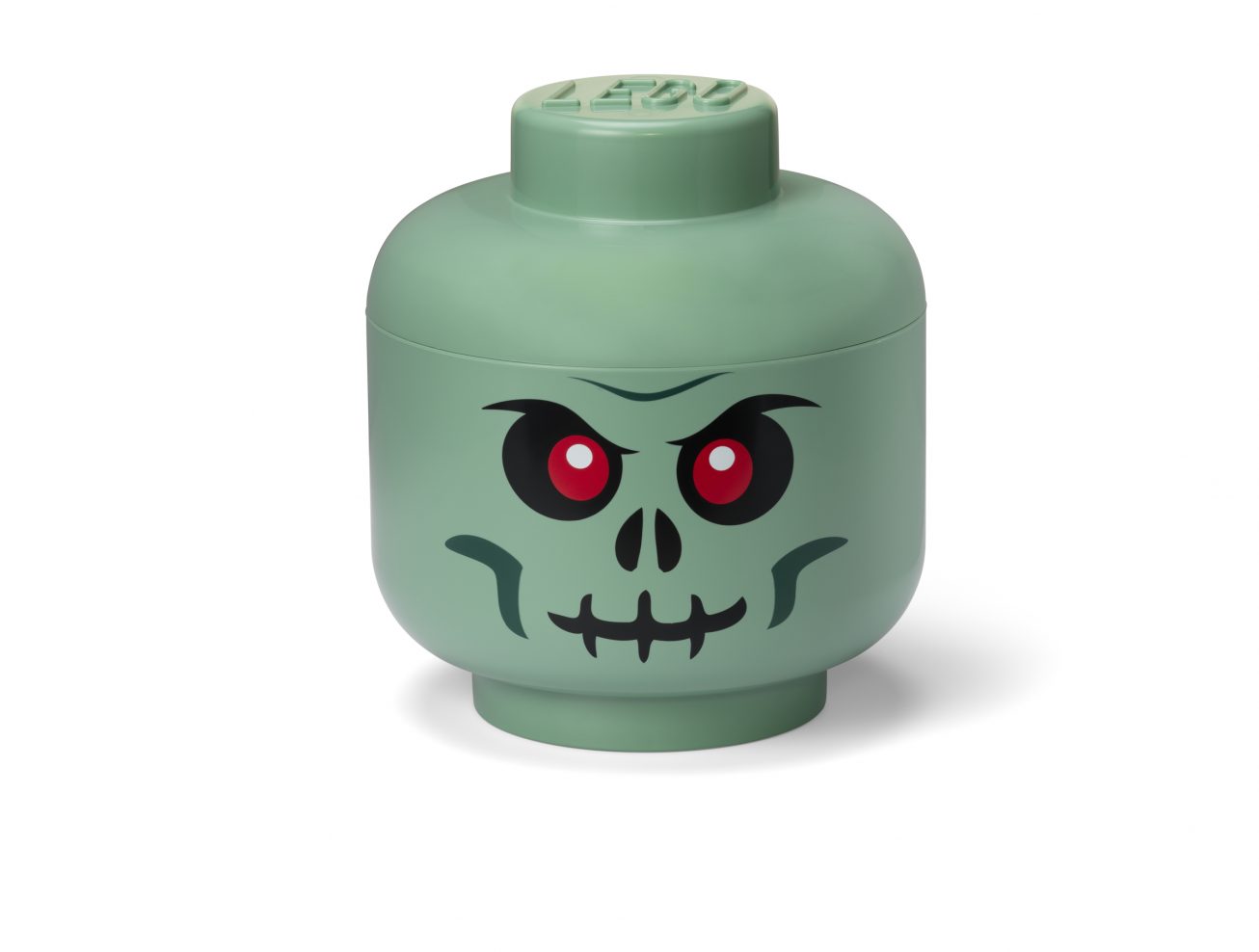 LEGO® Storage Head - Green Skeleton - Nordic Houseware Group