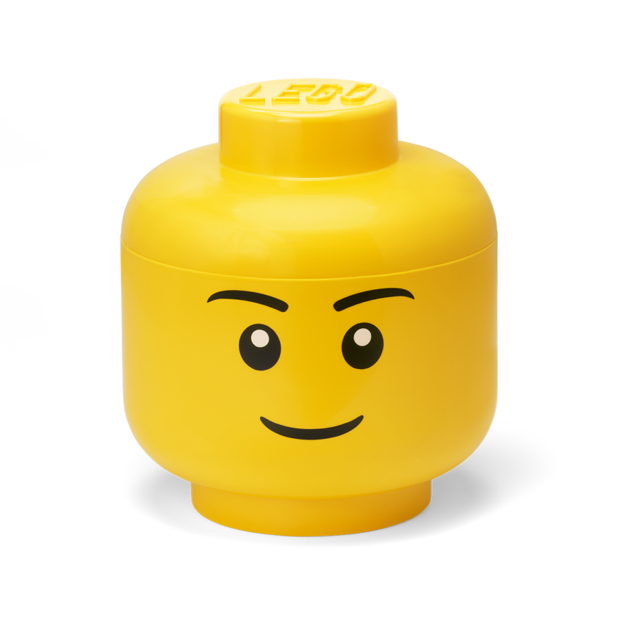 LEGO® Storage Head - Boy - an iconic LEGO element - Nordic Houseware Group